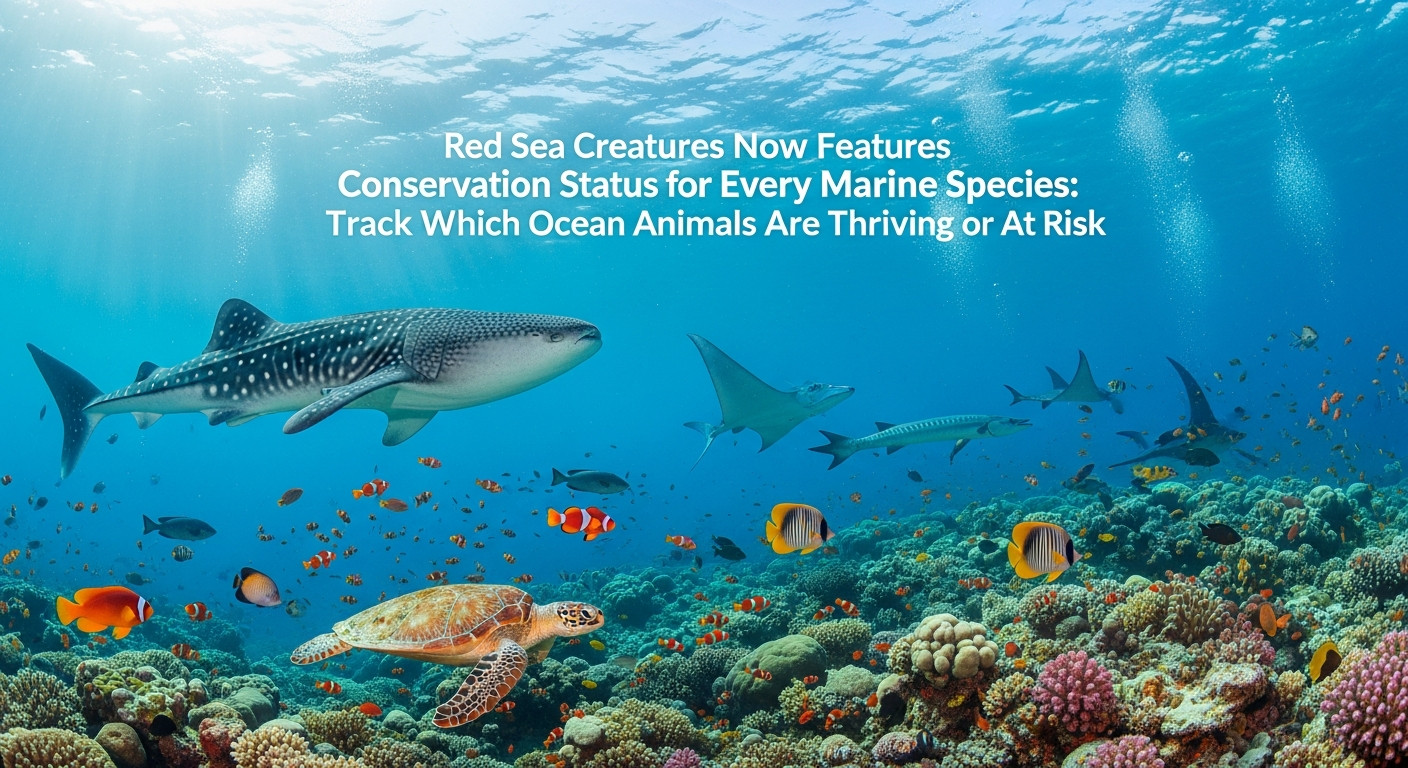 Red Sea Creatures Now Features Conservation Status for Every Marine ...