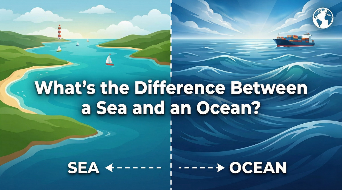 What’s the Difference Between a Sea and an Ocean? | Red Sea Creatures
